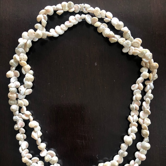 Vintage | Jewelry | Vintage Samoan Shell Long Flapper Necklace | Poshmark
